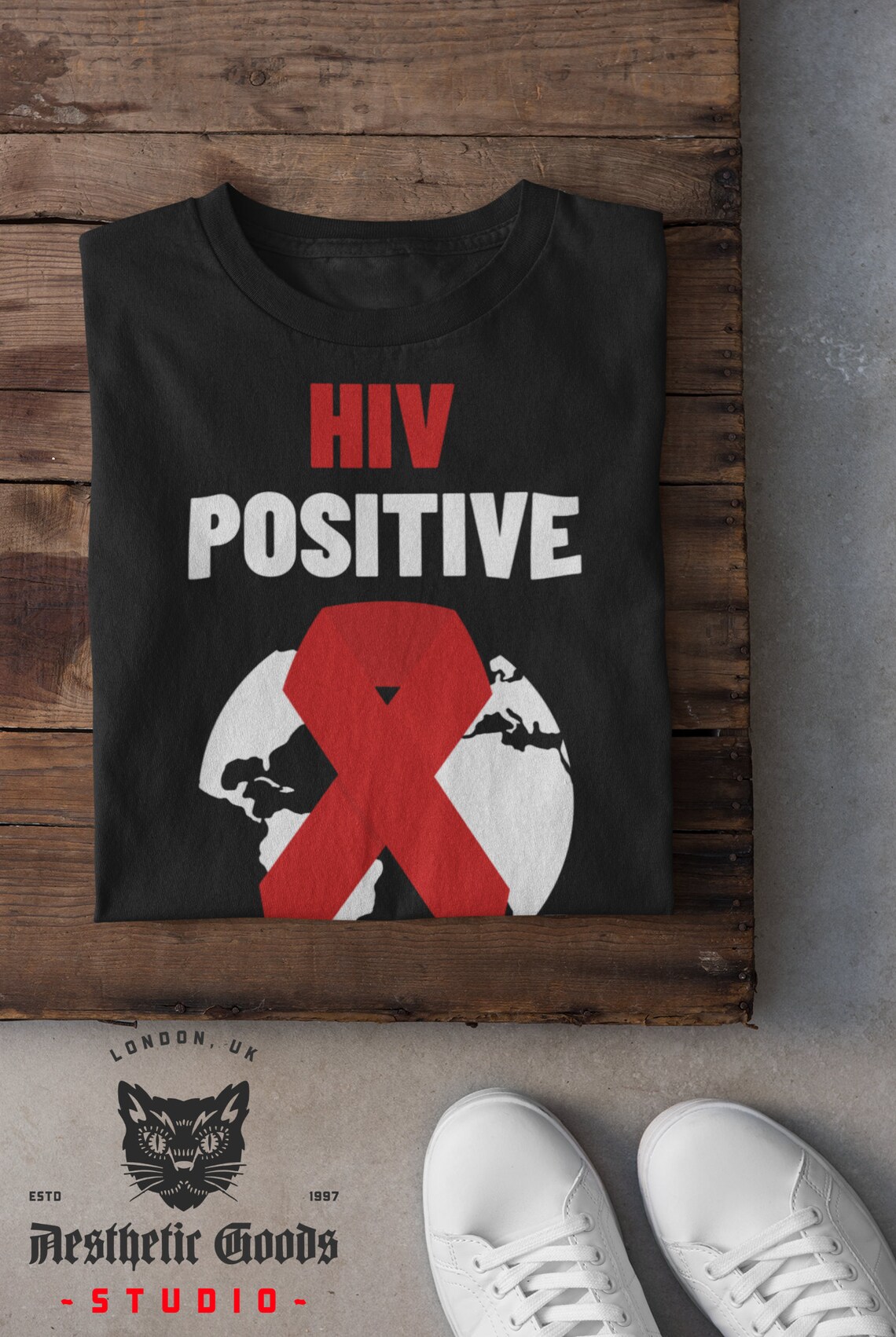 World Aids Day T shirt / Aids T shirt / HIV Positive T shirt / | Etsy