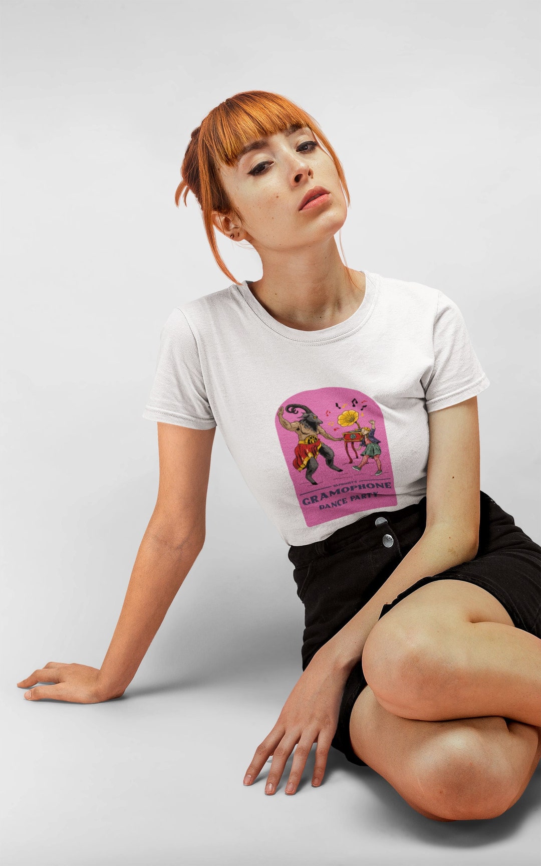 Raving With Satan T Shirt - Devil T Shirt - Dark Humour - Satan - 70s ...