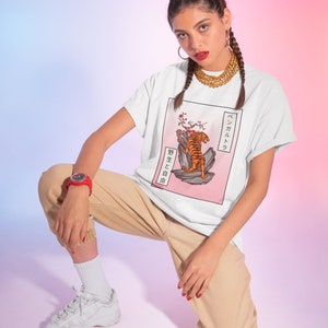 Japanese Tiger Tattoo T-shirt: Irezumi Wabori Art - Etsy