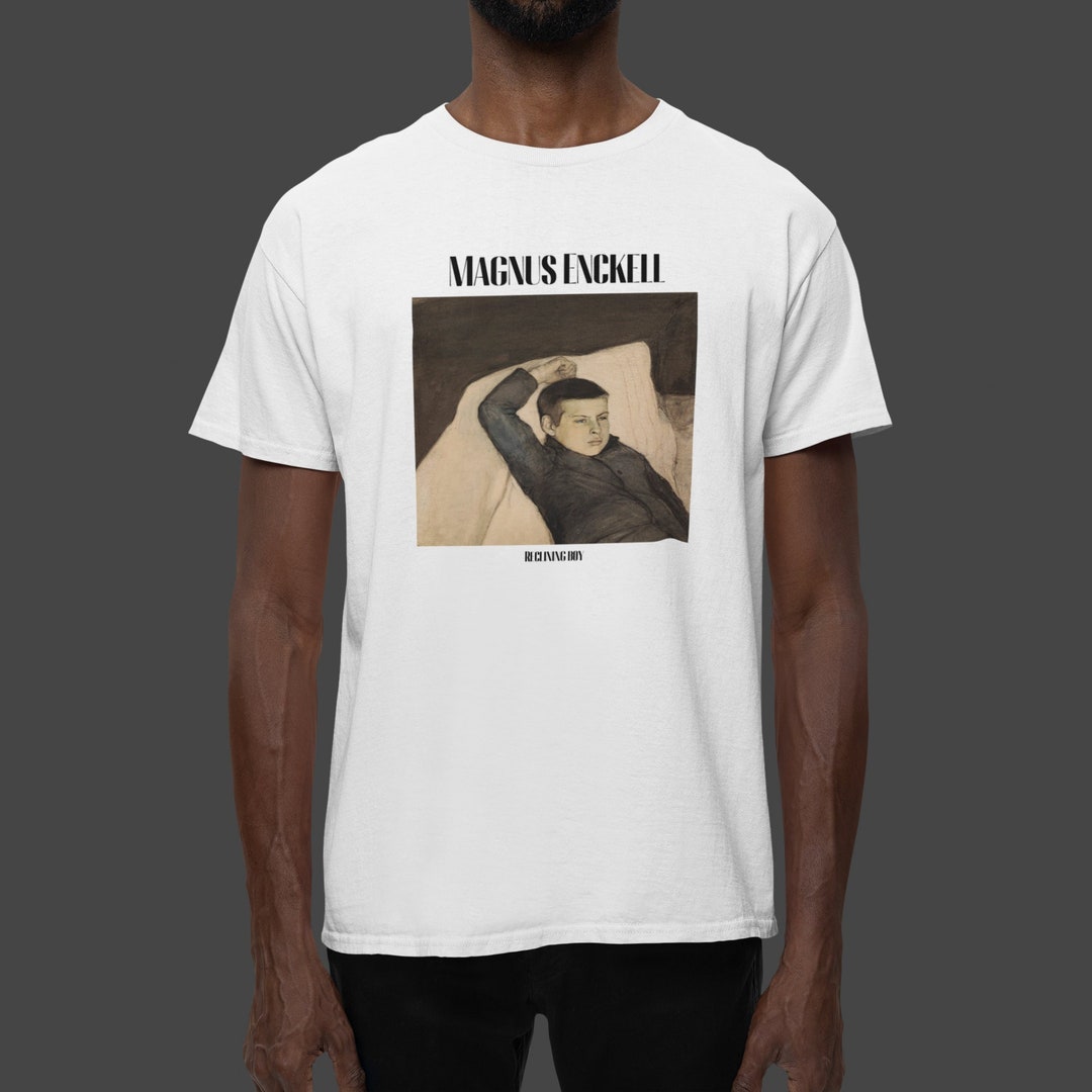 Magnus Enckell T-shirt: Reclining Boy, Finnish Symbolism Art - Etsy