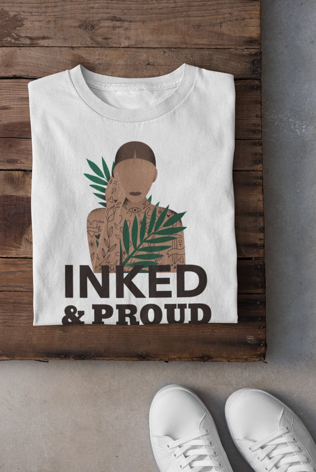 Tattoo Girl T-shirt: Inked & Proud, Body Positive - Etsy UK