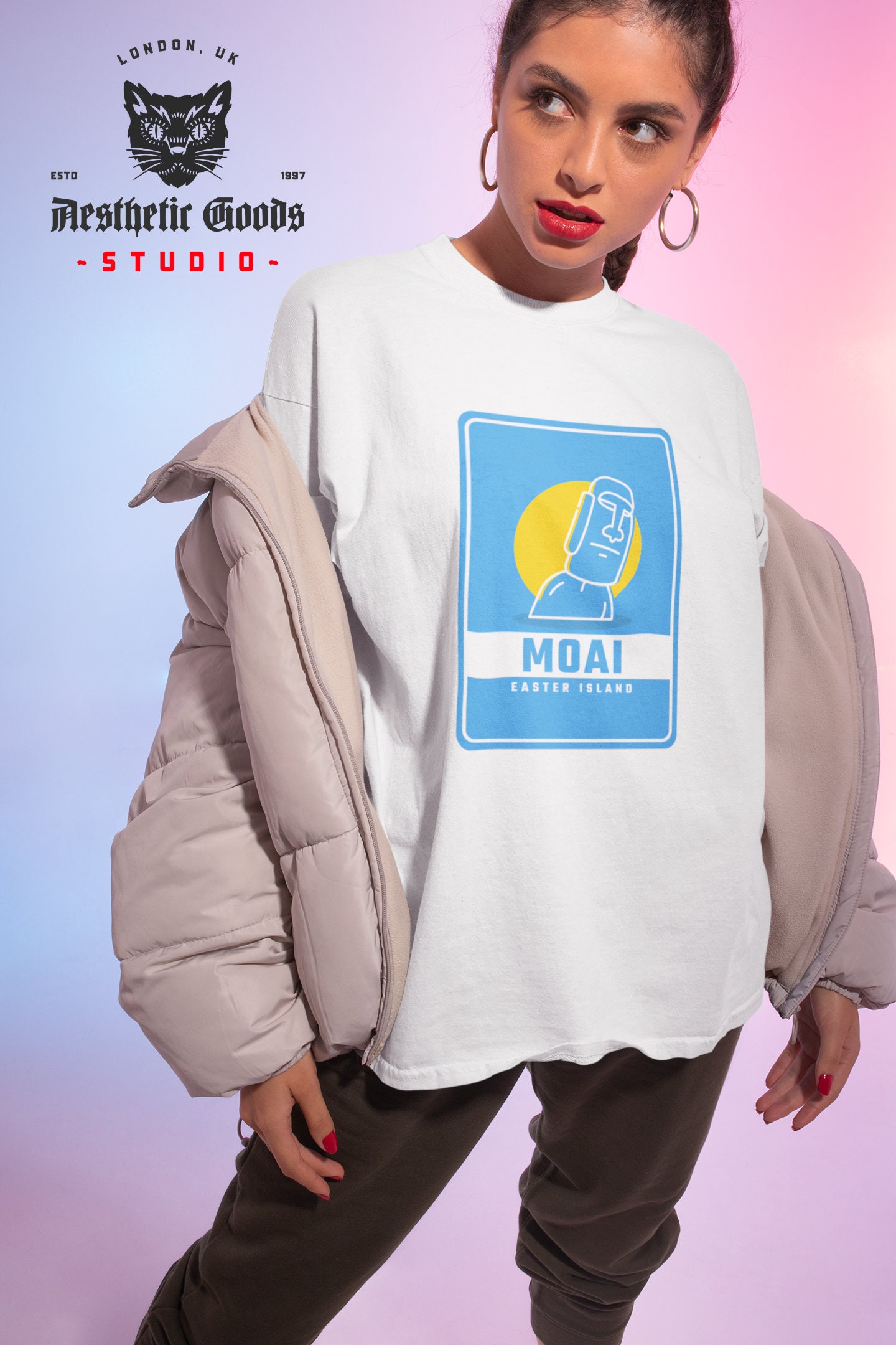Moai T Shirt / Easter Island / Chile / Rapanui / Hanga Roa / - Etsy UK