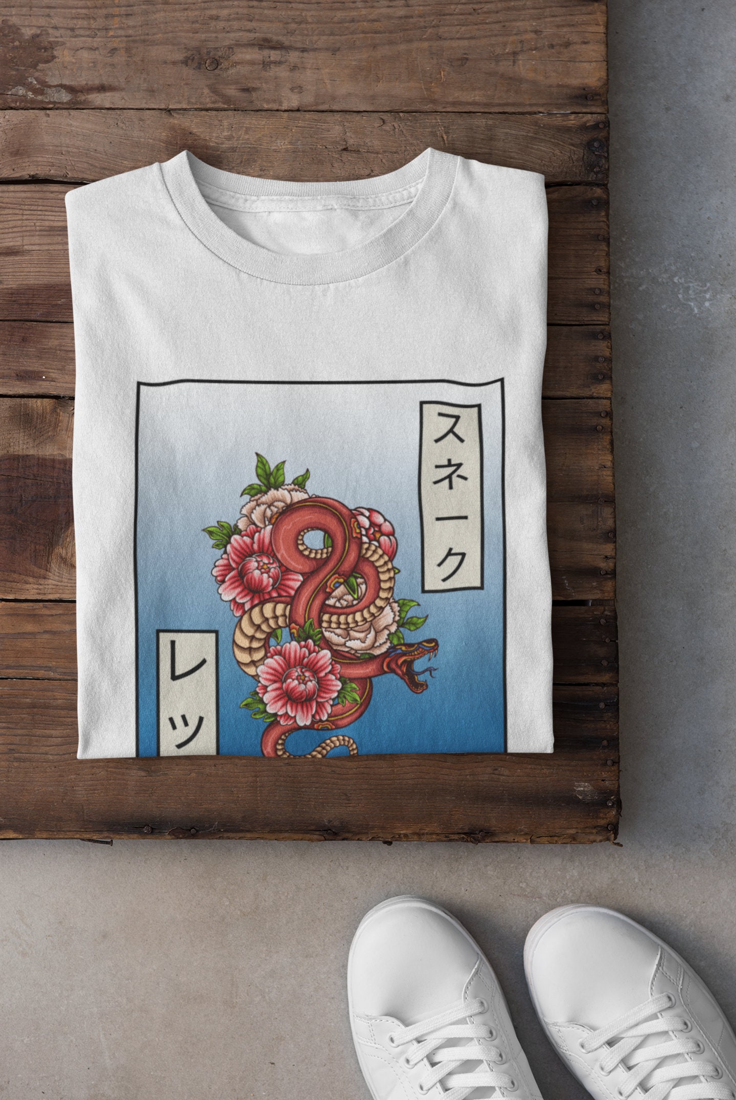 Japanese Snake Tattoo T Shirt / Irezumi Tattoo / Wabori T | Etsy