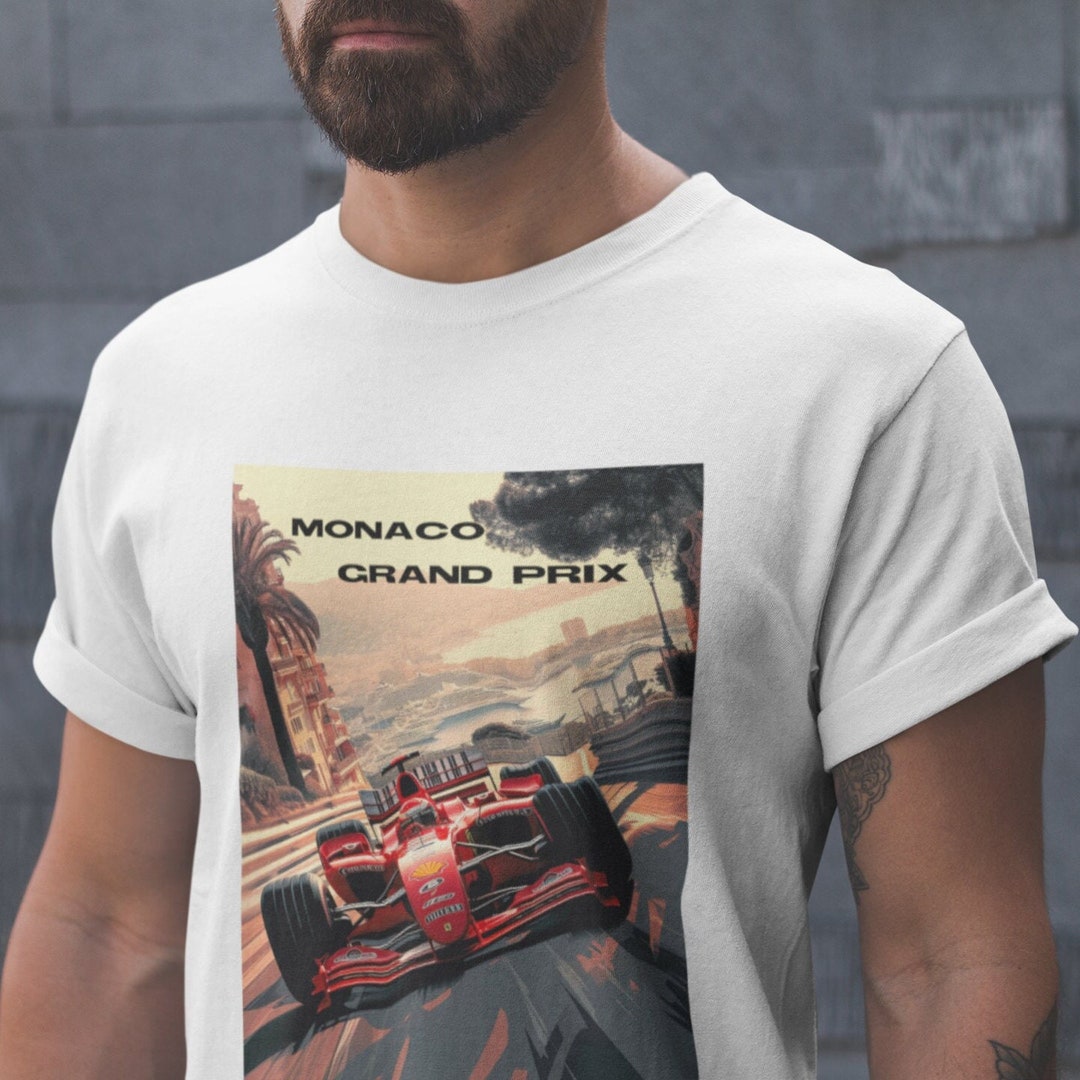 Formula Monaco Grand Prix T Shirt - Car Racing - Vintage - Retro ...