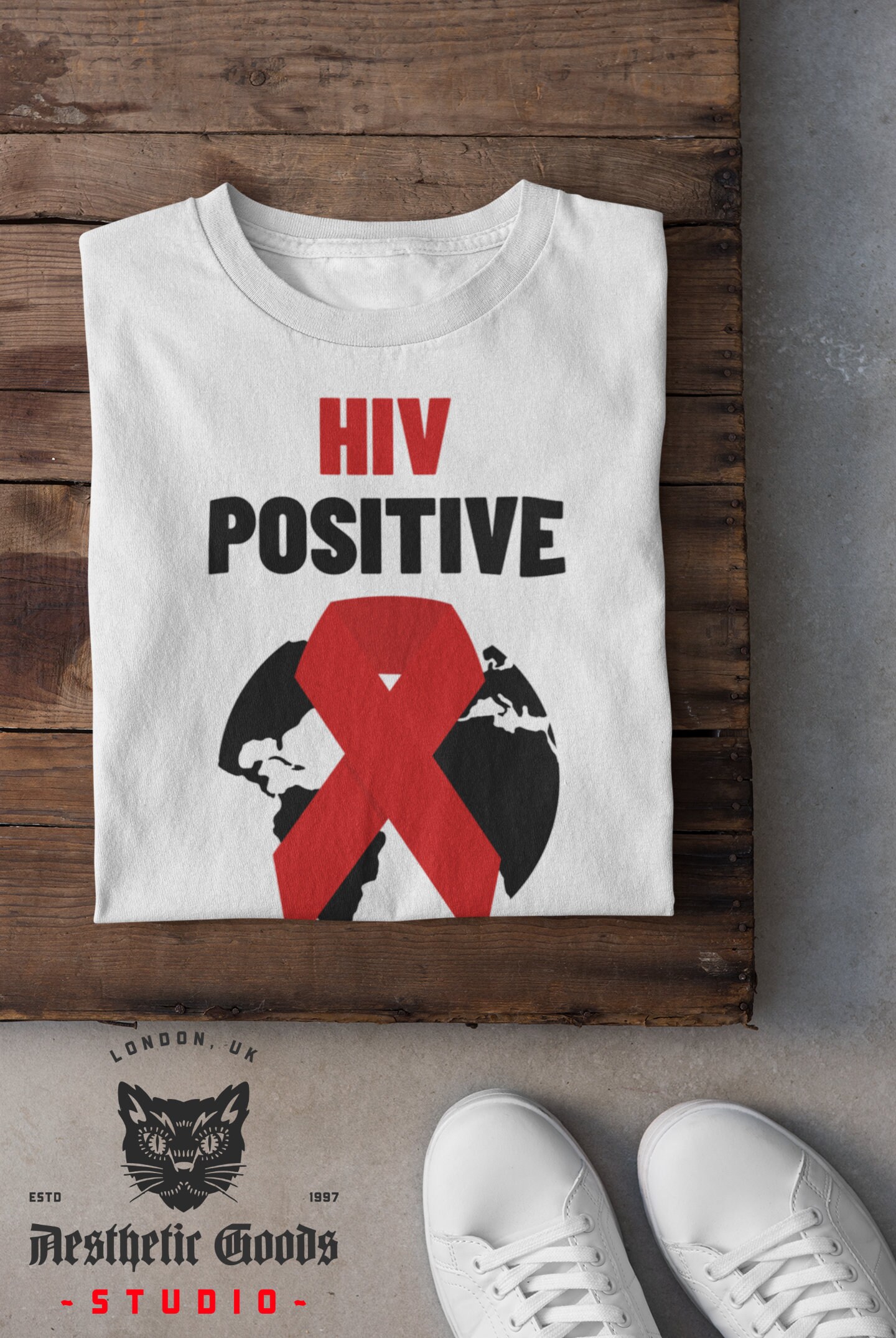 World Aids Day T shirt / Aids T shirt / HIV Positive T shirt / | Etsy