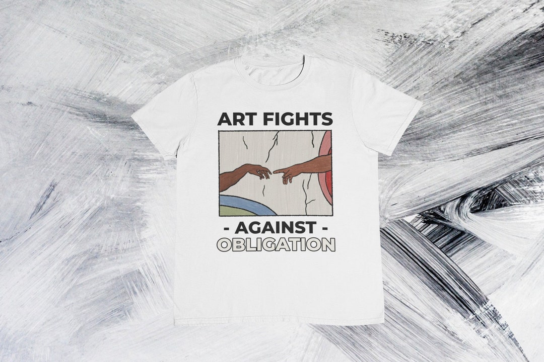 The Creation of Adam T Shirt / the Creation of Adam Illustration ...