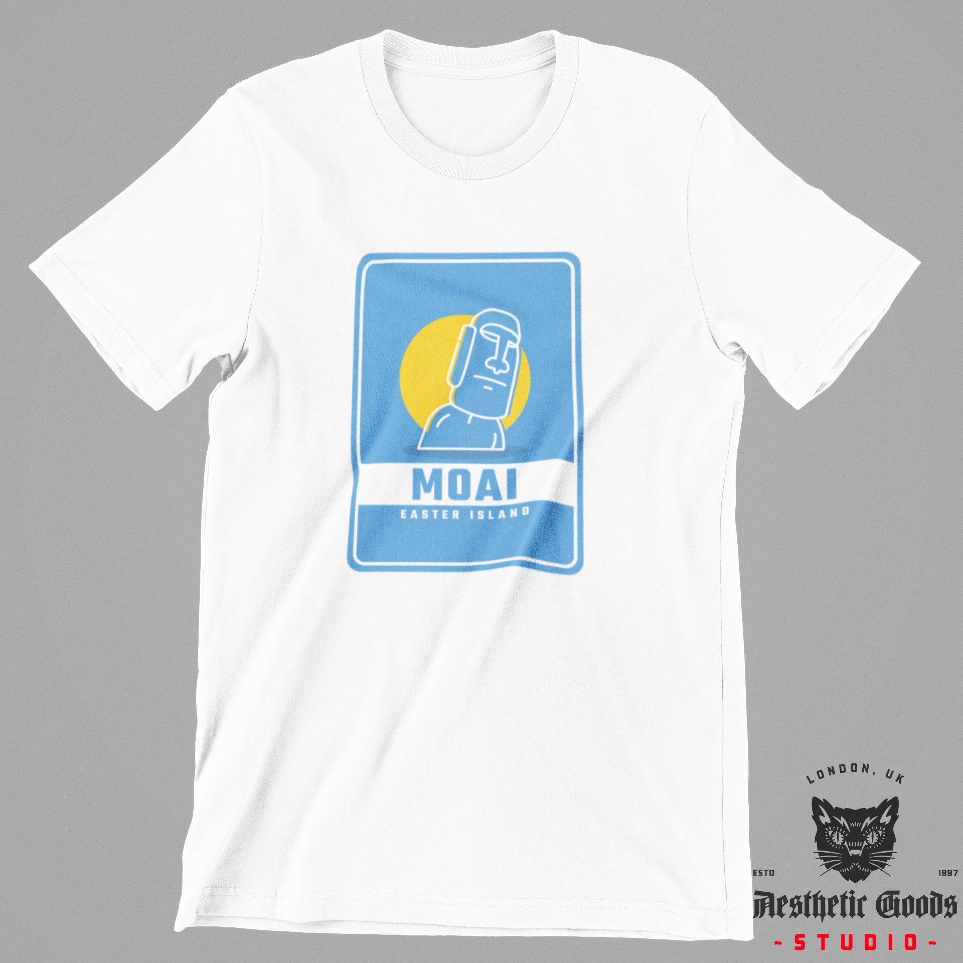Moai T Shirt / Easter Island / Chile / Rapanui / Hanga Roa / - Etsy UK