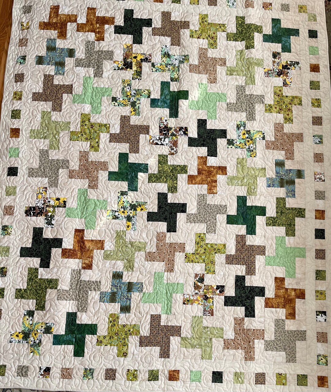 Retro Meets Urban Quilt - Etsy