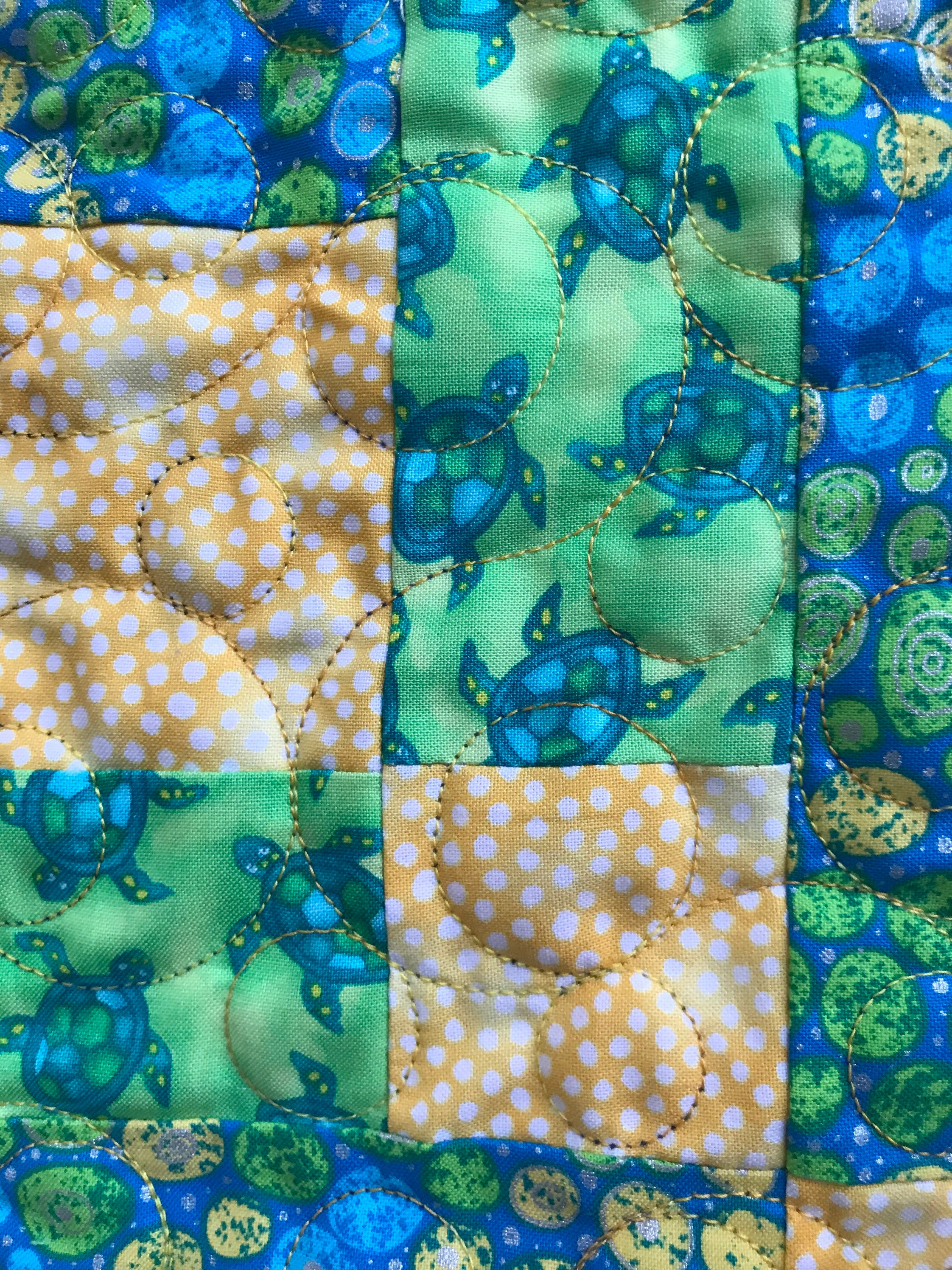 Sea Turtles Baby Quilt - Etsy