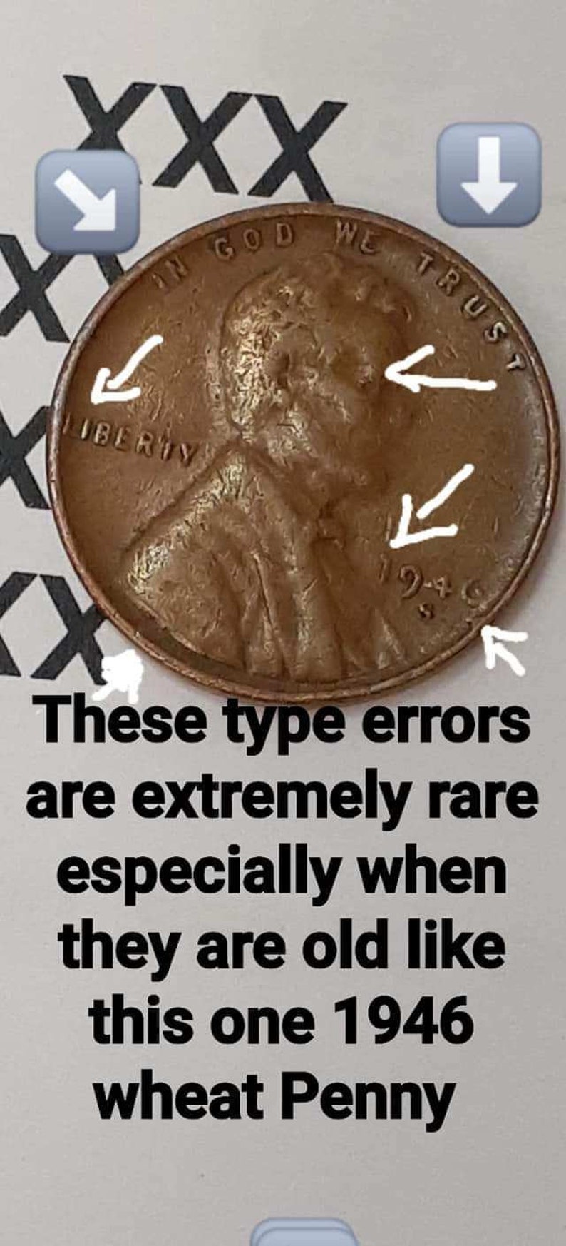 1946 Multiple Errors Wheat Penny | Etsy 1946 Multiple Errors Wheat Penny | Etsy