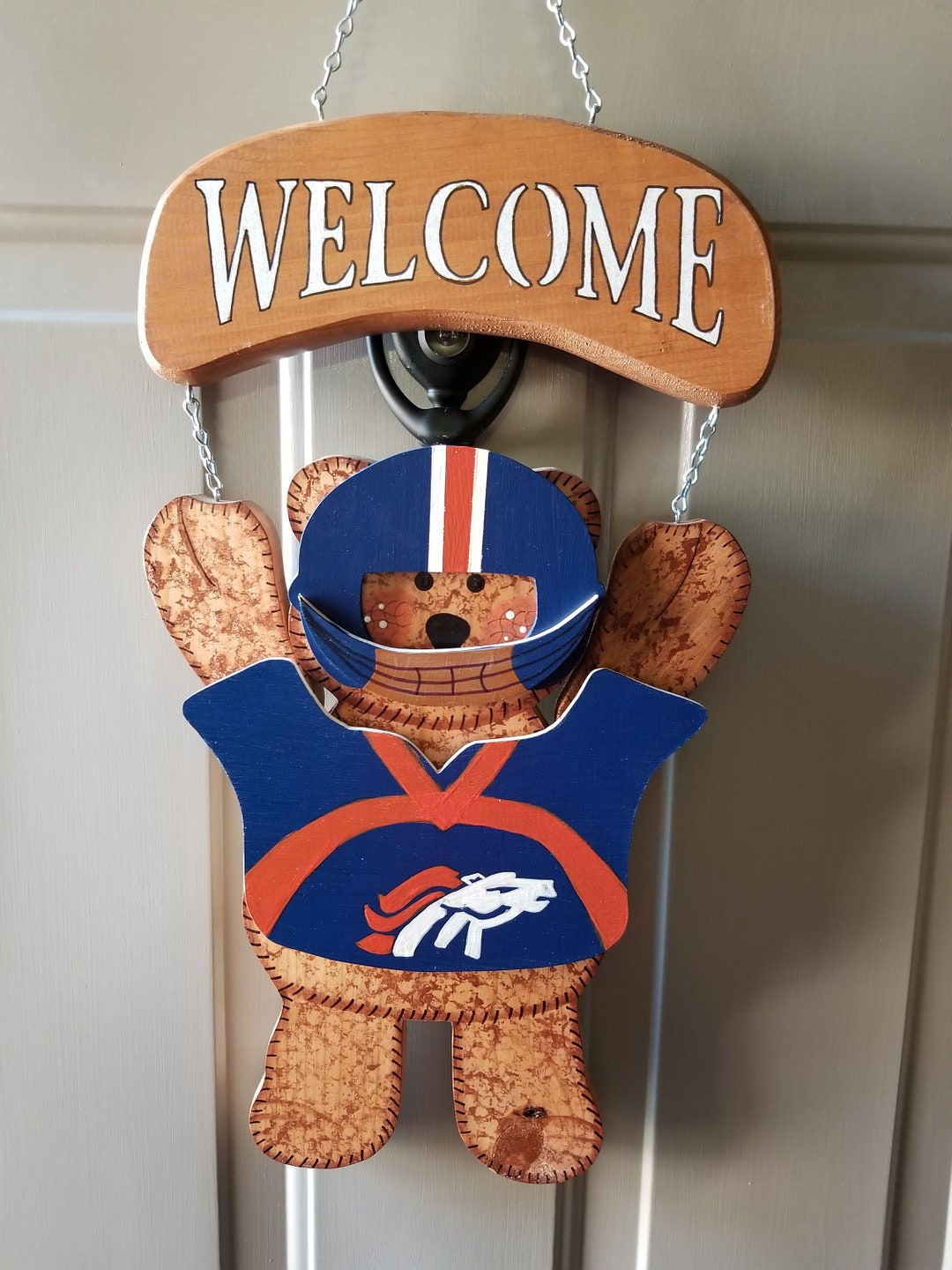 Denver Broncos Welcome Sign Outfit - Etsy