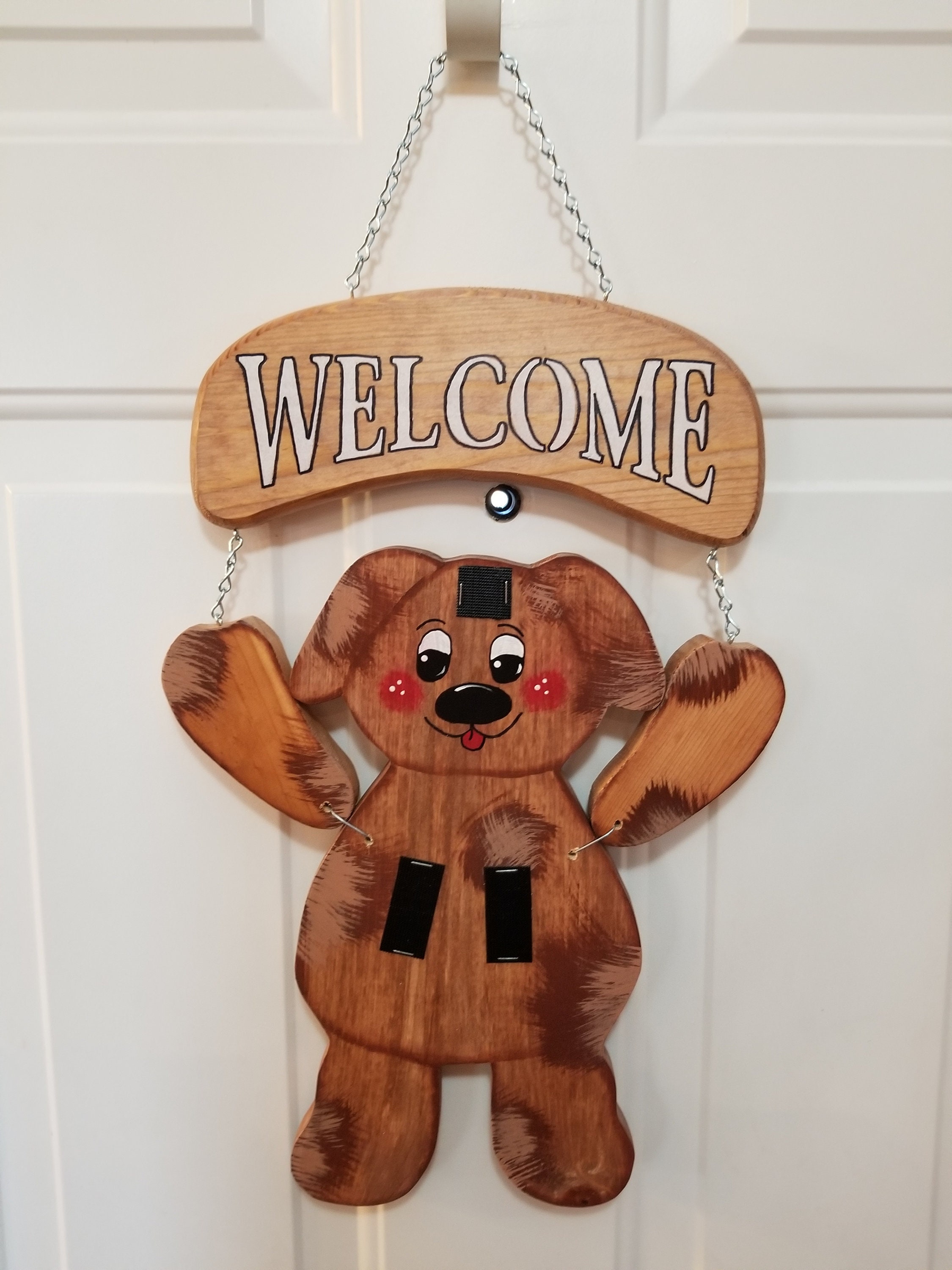 Welcome Dog Sign Front Door Decor | Etsy