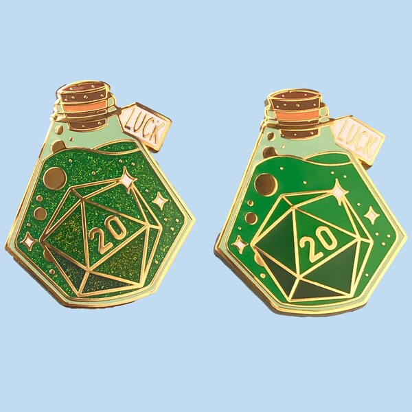 D20 Enamel Pin - Etsy