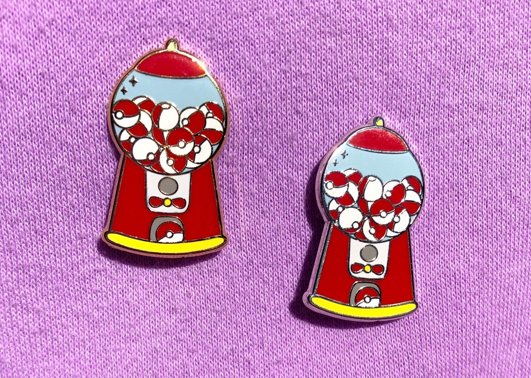 Poké Gumball Enamel Pin - Etsy