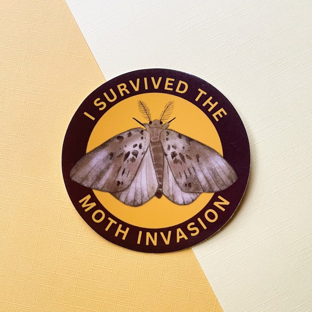 Miller Moth Invasion Sticker - Etsy