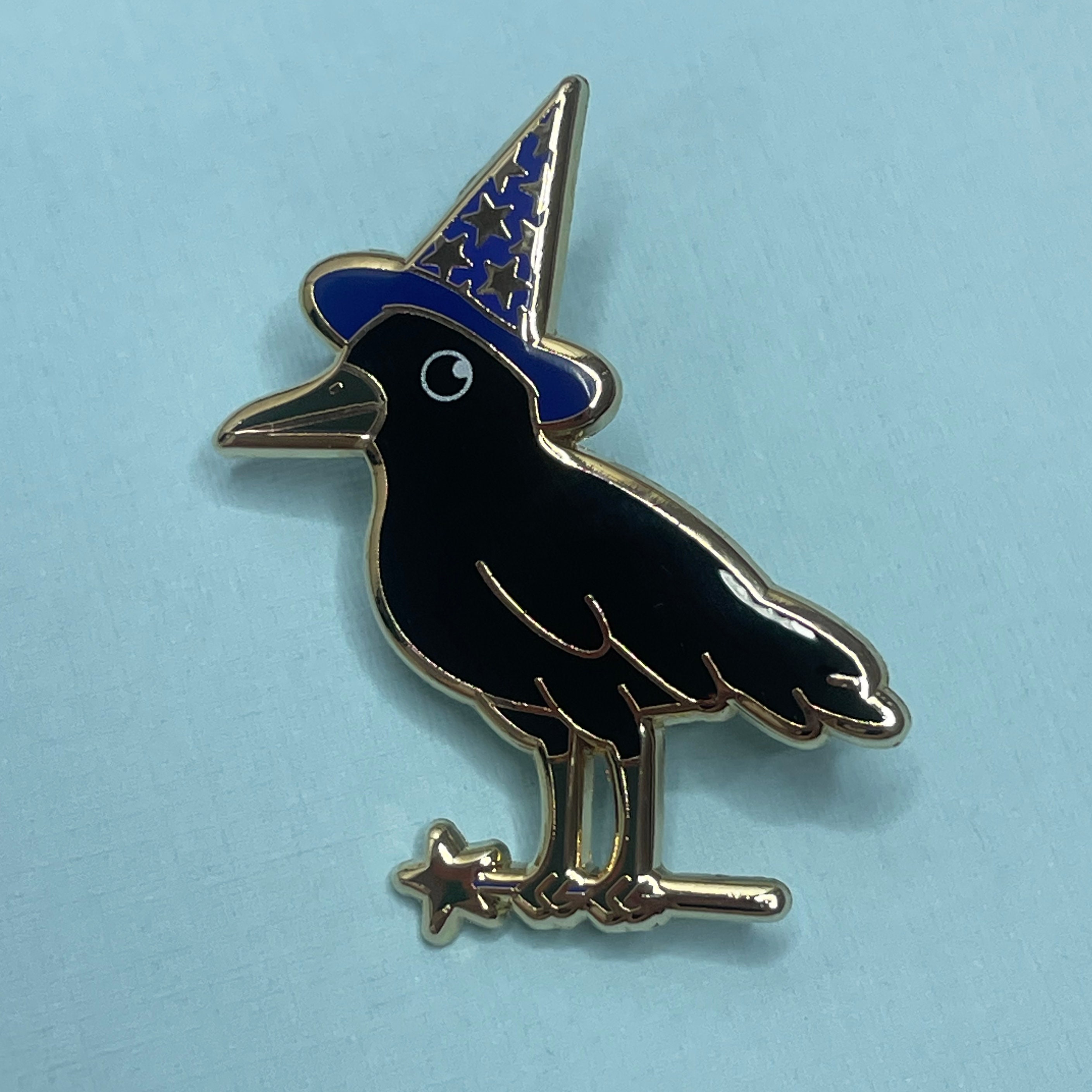 Crow Enamel Pins - Etsy