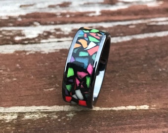 Rainbow Glow Ring - Etsy