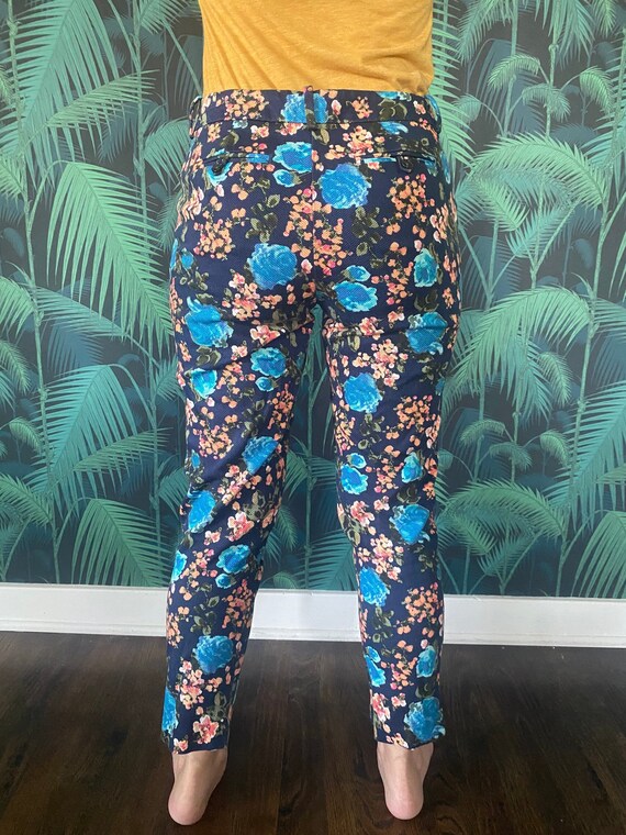 1990s Dark Floral Pants - Gem