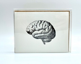 Brain Thank You Card - Etsy