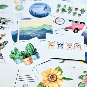 20 Pack Postcards, Assorted Postcard, Snail Mail, Letter, Stationery ...