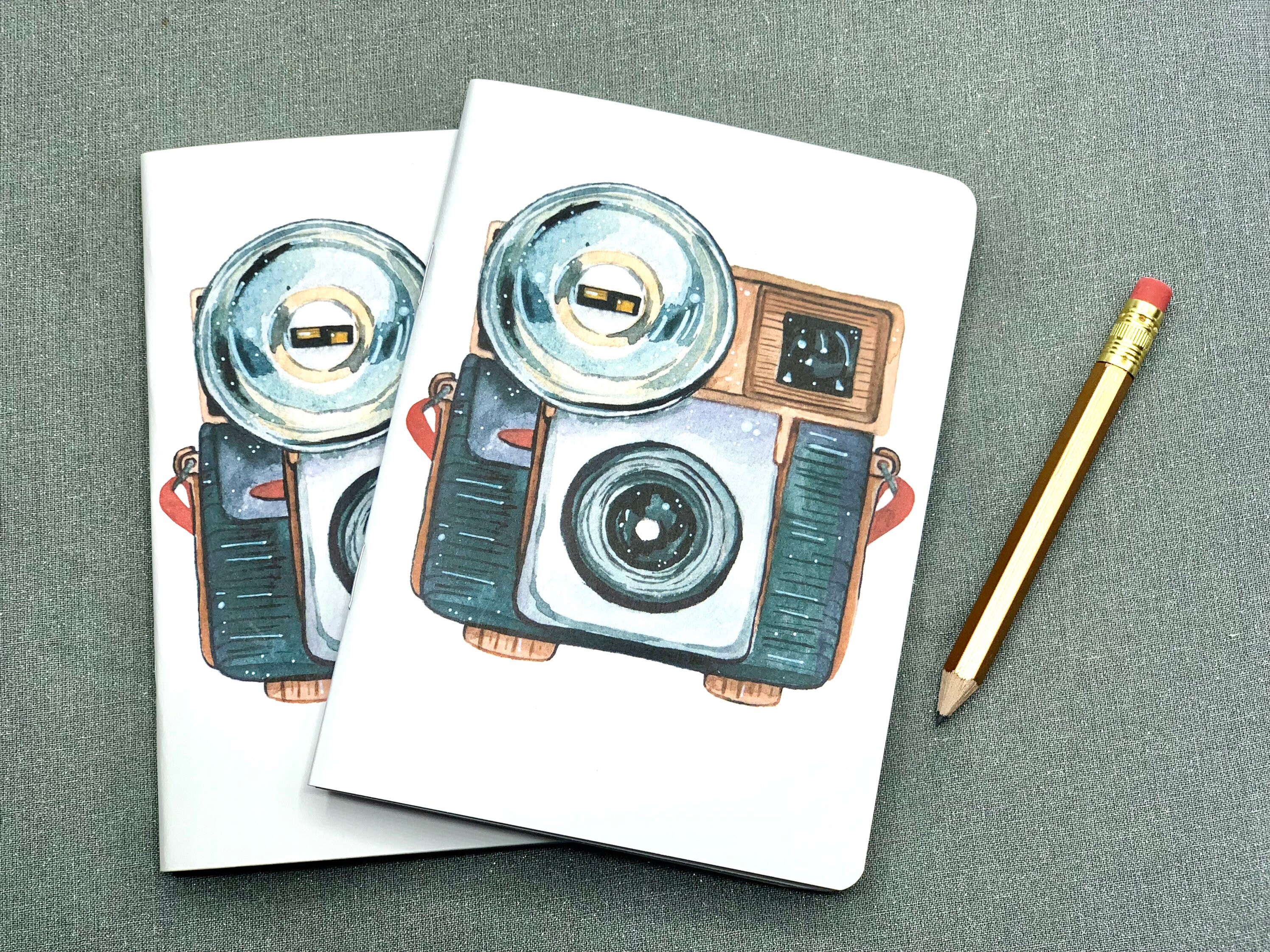 Retro Camera Notebooks 2 Pack Pocket Notebooks School - Etsy UK
