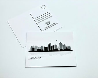 Atlanta Postcards | Etsy