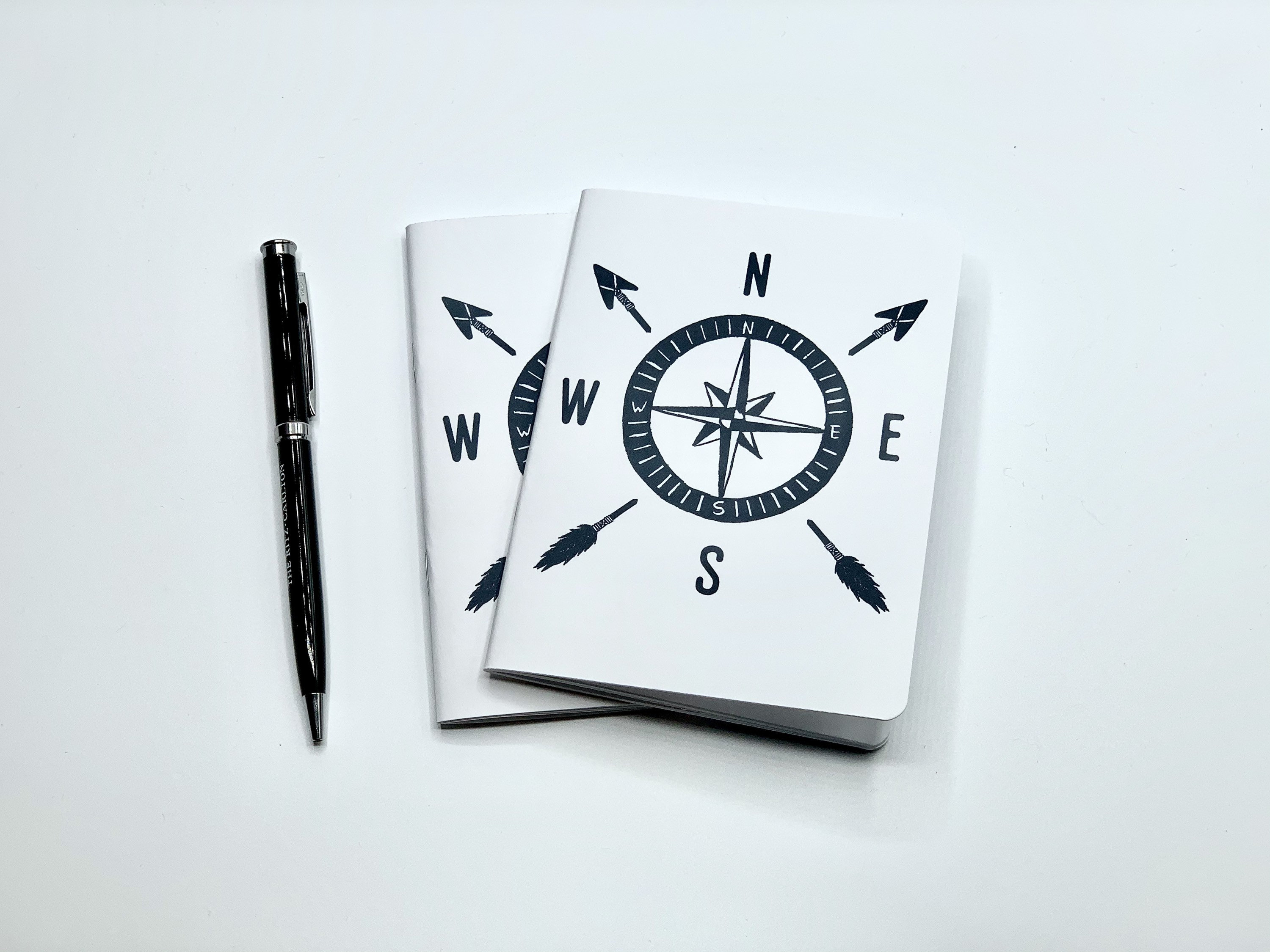 Compass Notebooks 2 Pack Pocket Notebooks Mini Notebook | Etsy