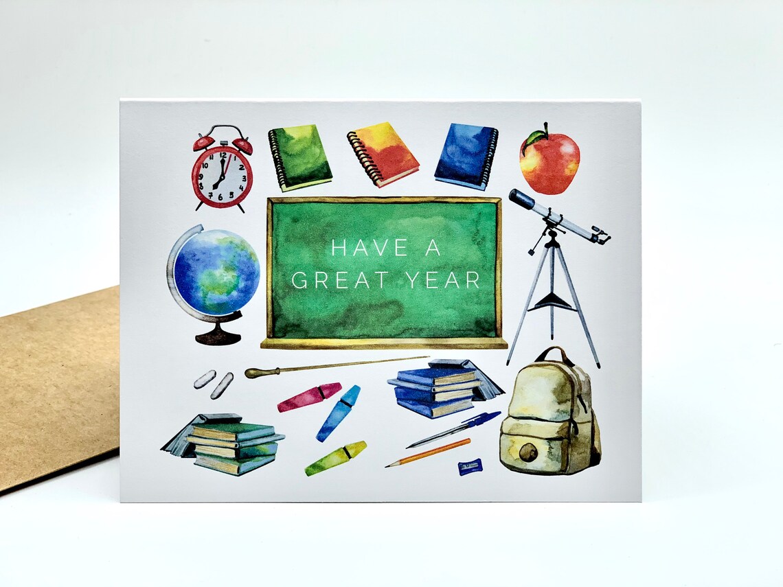 Have a Great Year Cards Your Year Fall College High School | Etsy