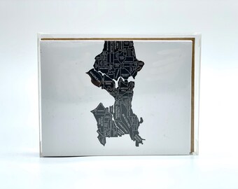 Seattle Thank You Cards - Etsy