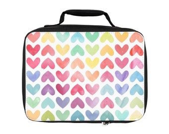 Hearts Lunch Box - Etsy