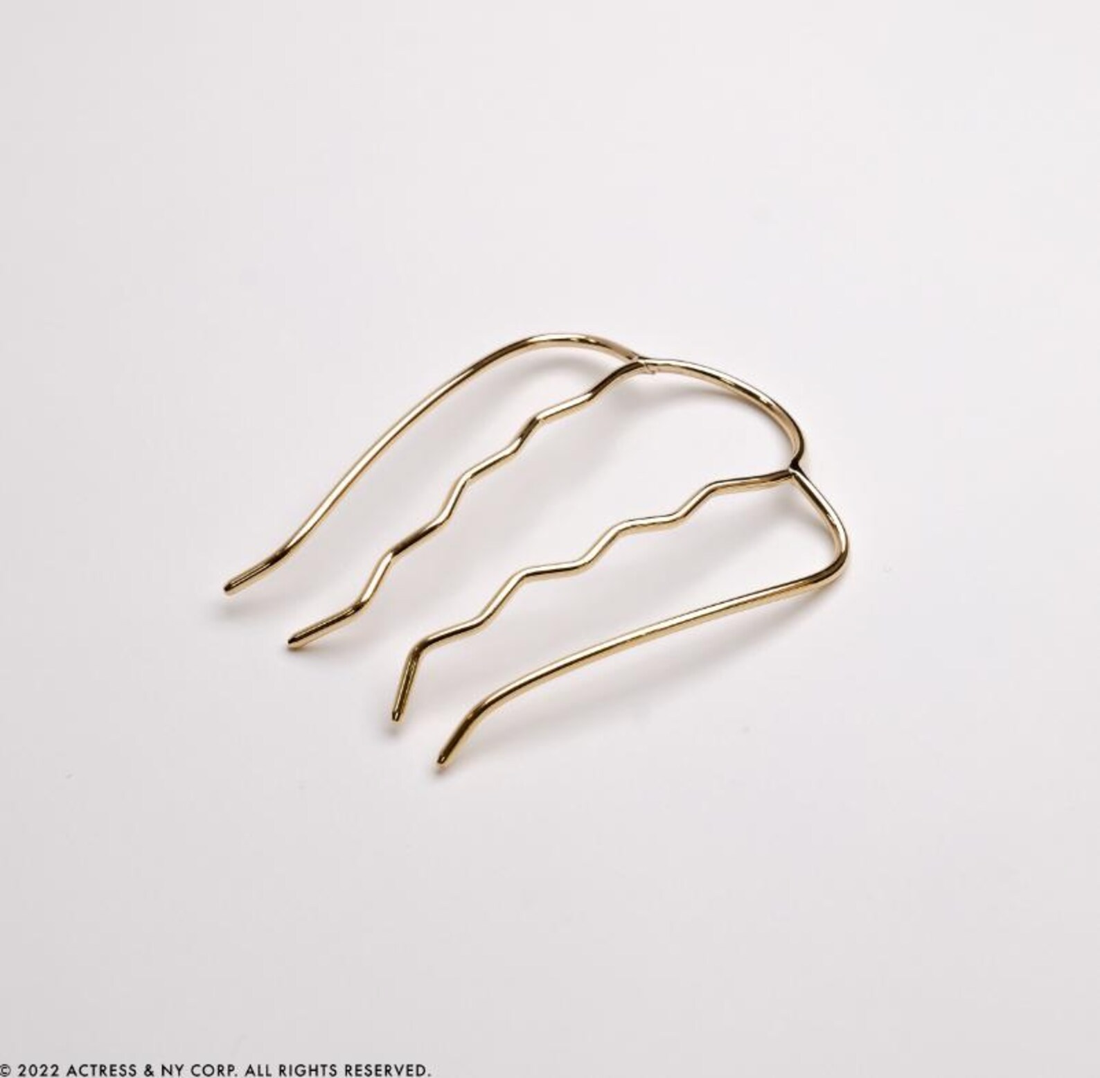 Strong Hold Minimalist Hair Pin, Wave Wired Bun Holder, Hair Fork, Hair ...