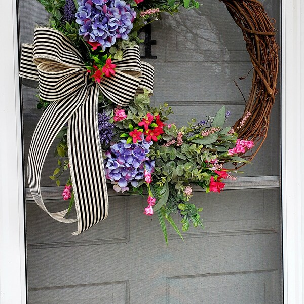 Large Spring Wreath - Etsy