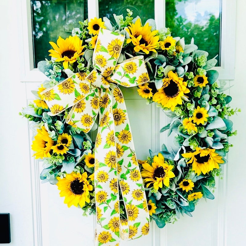 Modern Spring Wreath - Etsy