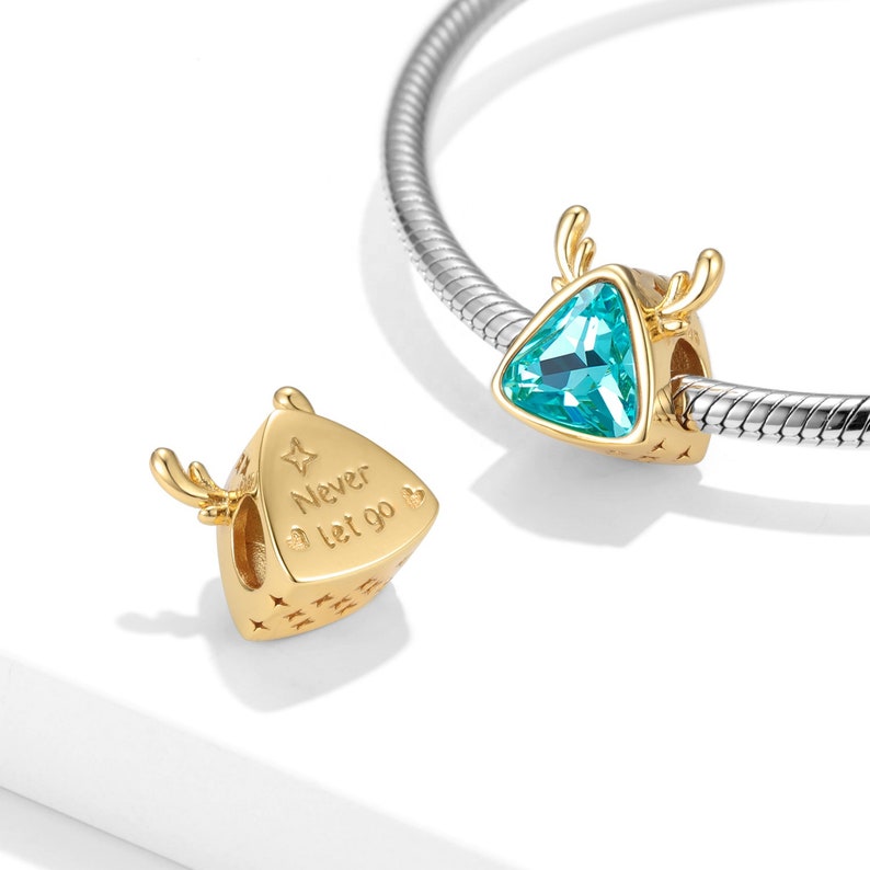 Wow Charms 925 Sterling Silver Charms Christmas Crystal Elk - Etsy