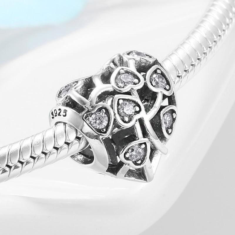 Wow Charms 925 Sterling Silver Charms Love Heart I Love You Pendants ...
