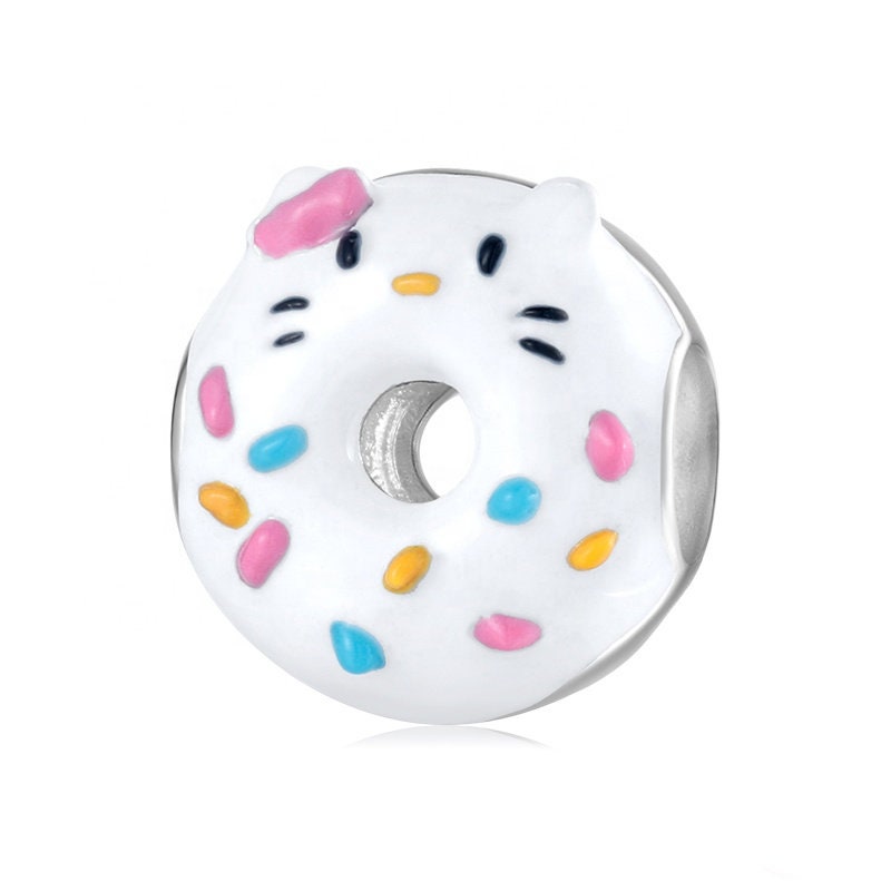 Wow Charms 925 Sterling Silver Chams Animals Donuts Cake Round Shape ...