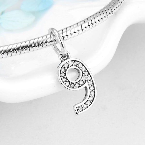 Number Charms - Etsy