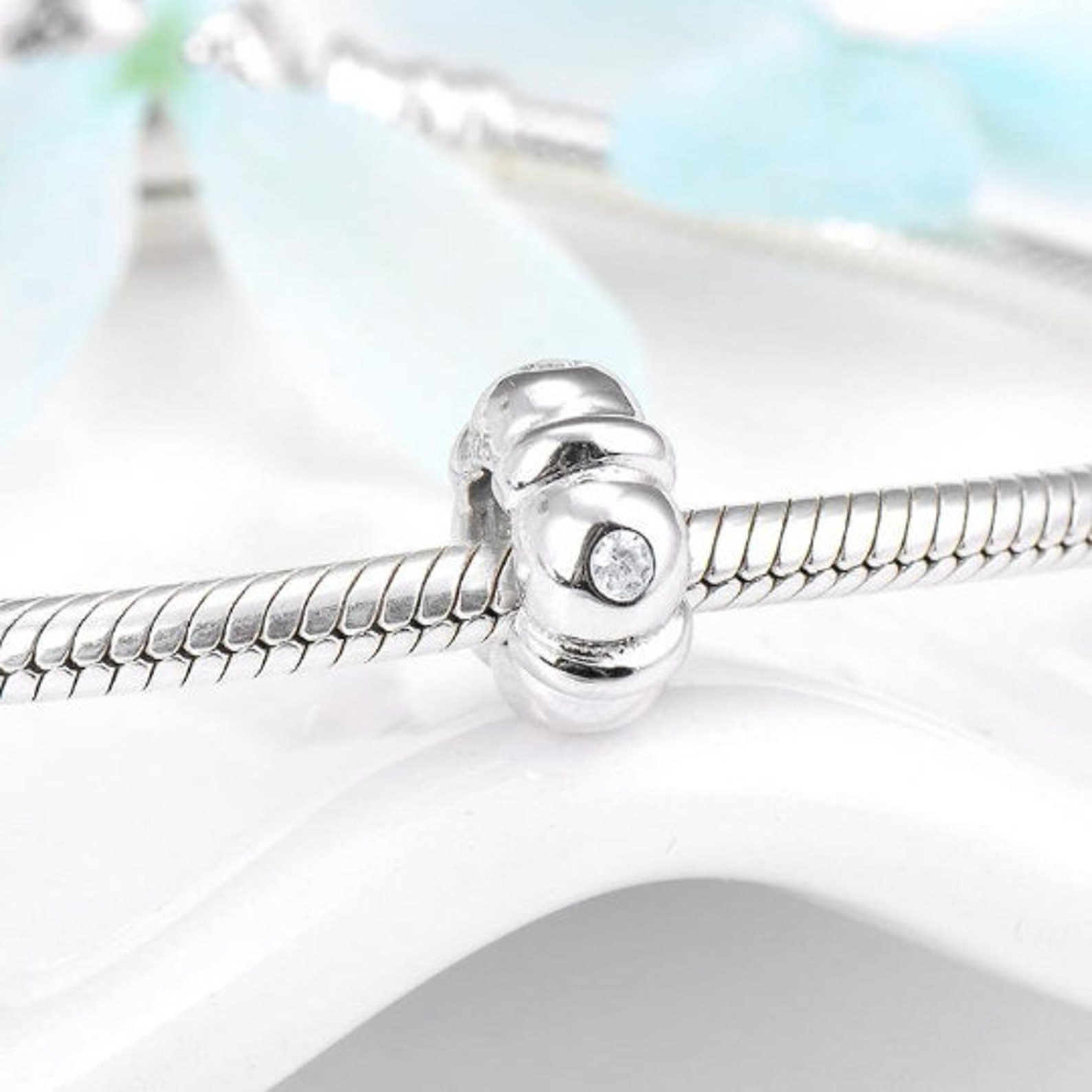 Wow Charms 925 Sterling Silver | Charms Stoppers Spring Flower Six ...