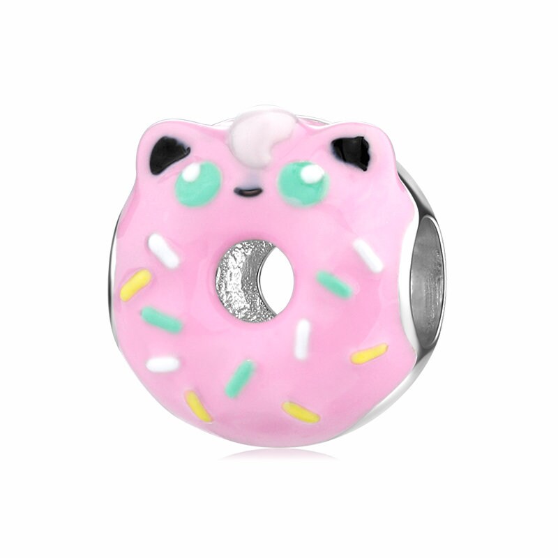 Wow Charms 925 Sterling Silver Chams Animals Donuts Cake Round Shape ...