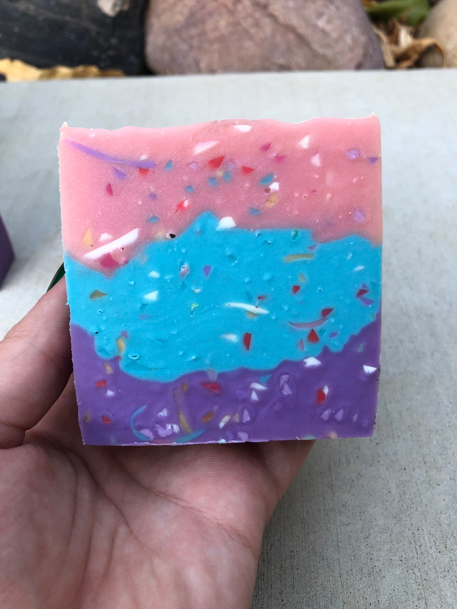 Berry Confetti Cold Process Soap - Etsy