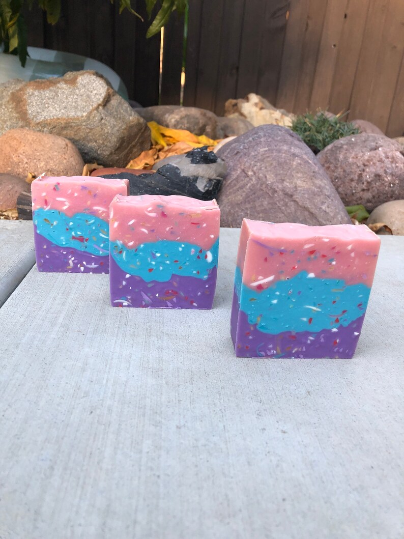 Berry Confetti Cold Process Soap - Etsy