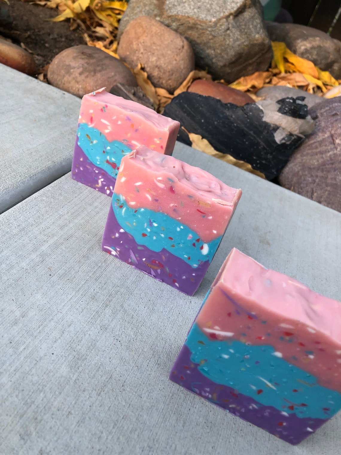 Berry Confetti Cold Process Soap - Etsy