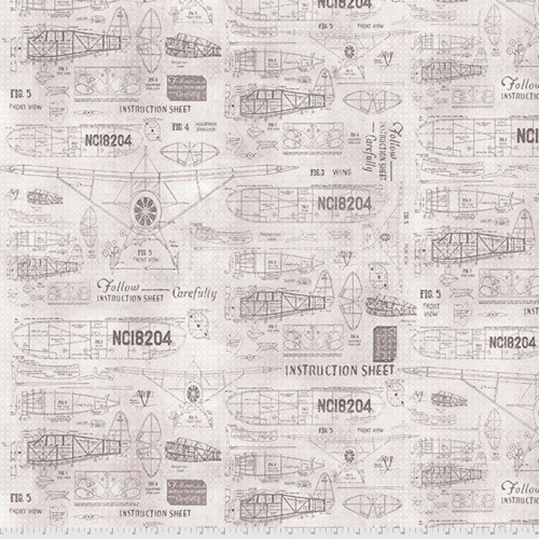 Model Airplanes - Parchment || Monochrome - Etsy