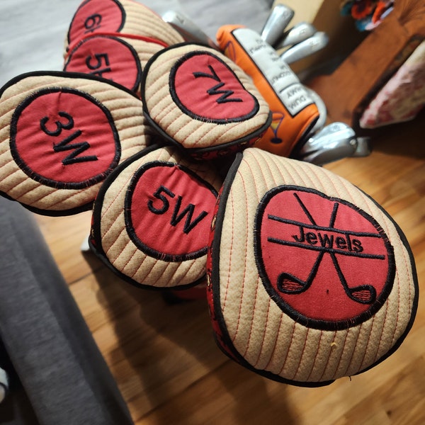 Golf Iron Head Covers - Etsy