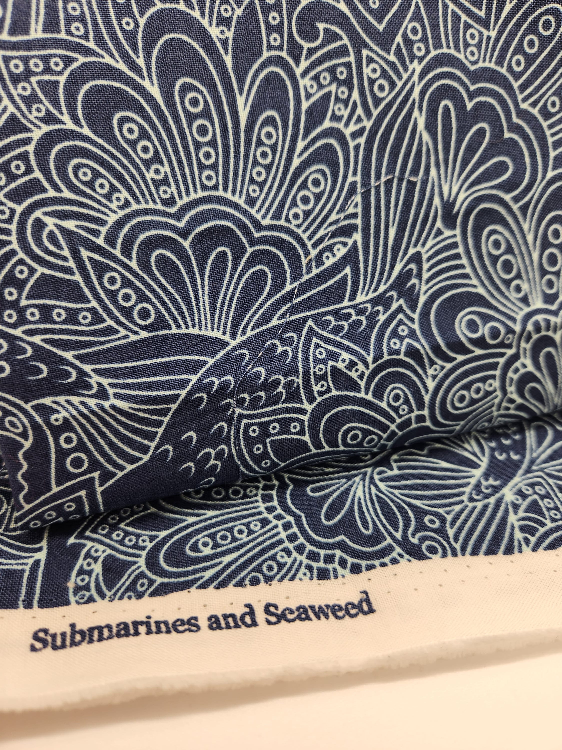 Submarines and Seaweed - Salt Water by Tula Pink Cotton Fabric by Free ...