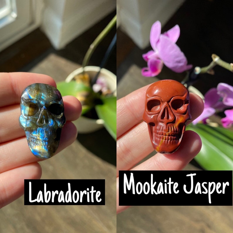 Mini Crystal Skulls/ Crystal Skull Carving Gemstone Skulls - Etsy