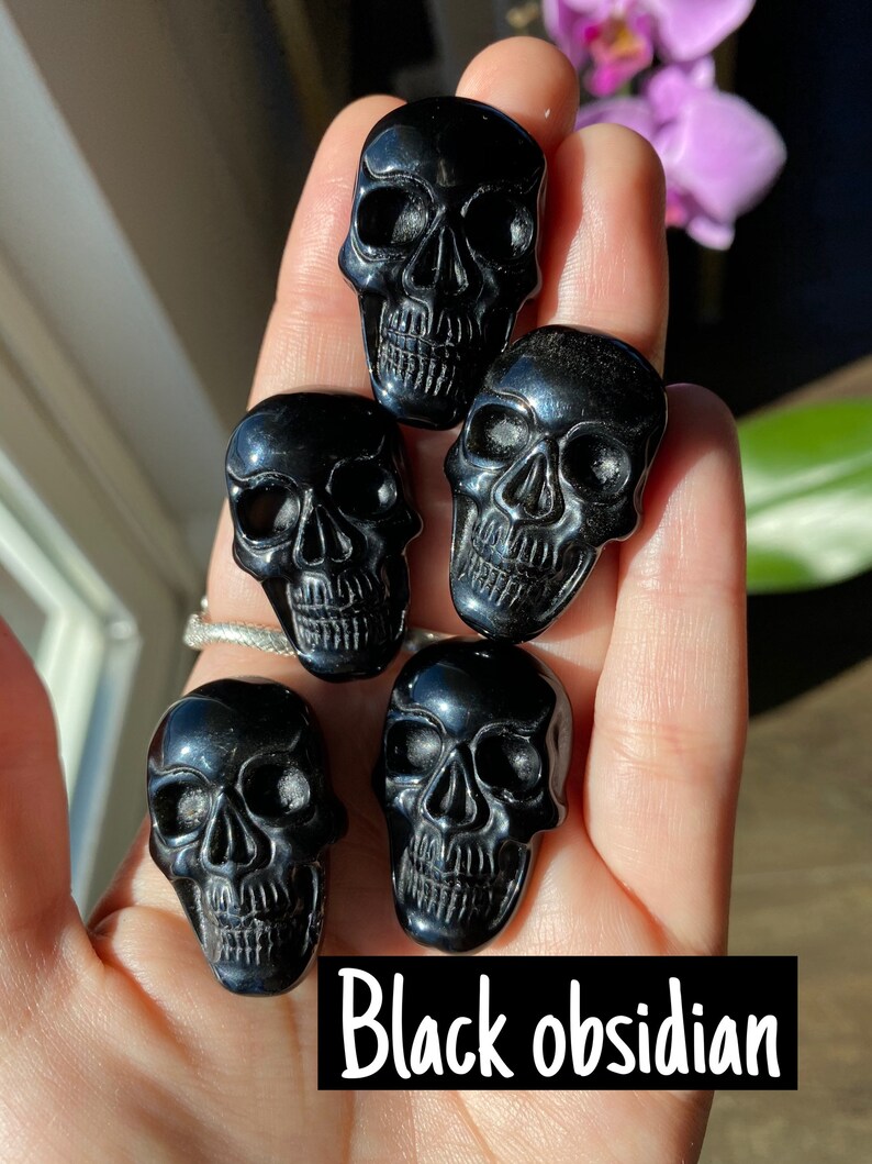 Mini Crystal Skulls/ Crystal Skull Carving Gemstone Skulls - Etsy