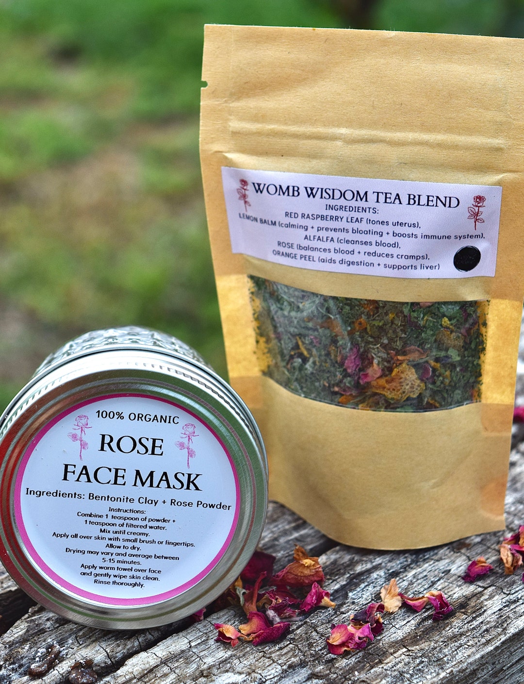 Healing Goddess Bundle Self Care Package Womb Wisdom Tea Womb Healing ...