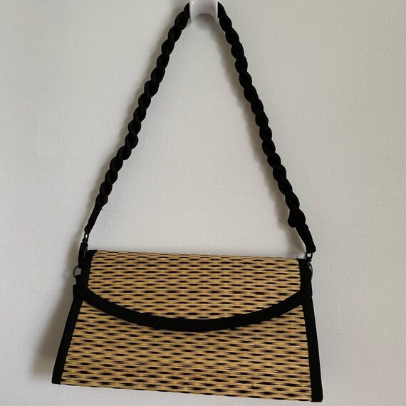 Basket Weave Shoulder Purse | Etsy