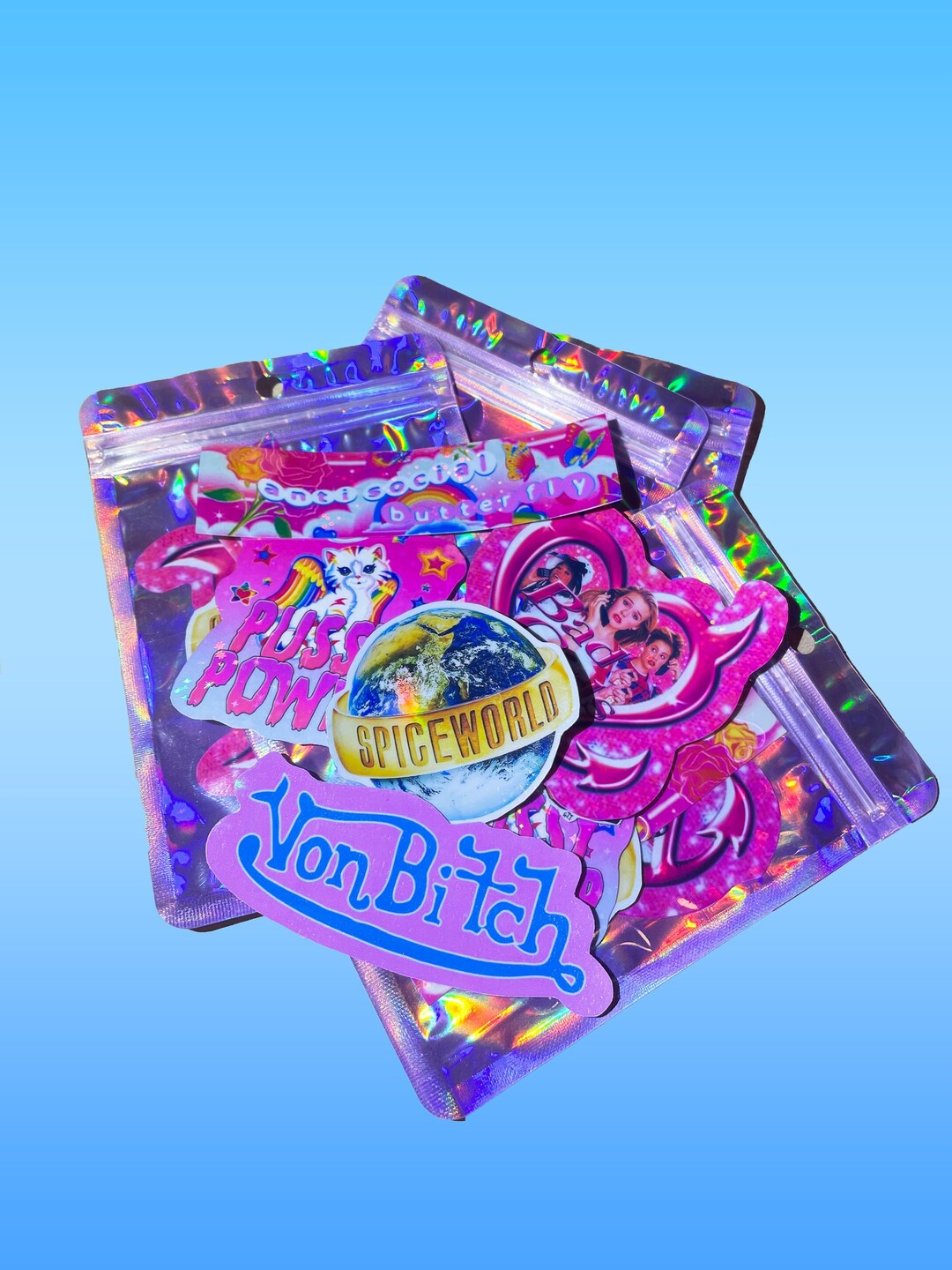 GIRL POWER Y2k Sticker Pack - Etsy